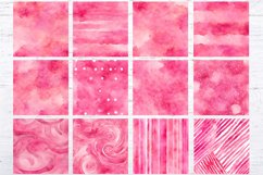 Digital Paper, printable paper bundle: pink Watercolor