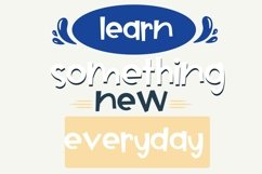 Hand-crafted, youthful and whimsical font