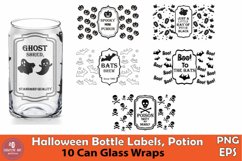 Halloween Bottle Labels, Potion Can Glass Warp bundle Presen