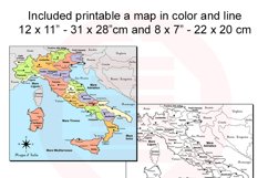 Italy wood map laser cut vector glowforge svg diy crafts