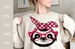 Sloth With Bandana And Glasses SVG, Wild Animal SVG
