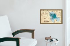 Lake Ripley Map SVG, Wisconsin Bathymetry Map, Laser Files