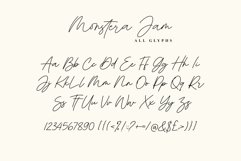 Monstera Jam Signature Font