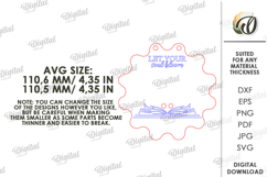 Dried Flower Gift Tag Laser Cut. Present Tag SVG (6453295)