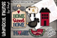 Prim Home SVG Set For Laser Cutting