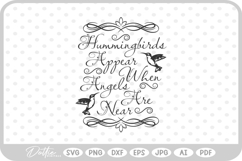 In Loving Memory Hummingbird SVG PNG DXF (6210327)