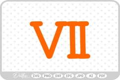 Roman Numeral SVG PNG DXF (6207873)