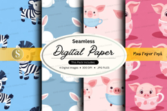 Seamless digital paper - mini pupper pack (6515832)