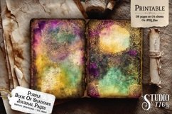 Purple Book Of Shadows Junk Journal Pages