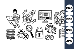 Tech Startup Vector Icon Pack For Developers