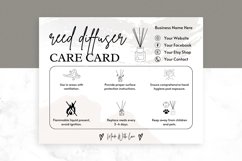 Reed Diffuser Care Card Canva Guide