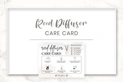Reed Diffuser Care Card Canva Guide