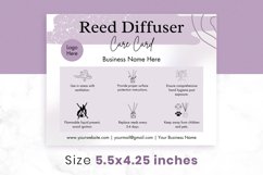 Reed Diffuser Care Card Canva Instructions
