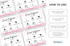 Reed Diffuser Care Card Canva Template