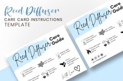Reed Diffuser Care Guide CANVA Editable Template