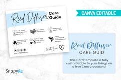 Reed Diffuser Care Guide CANVA Editable Template