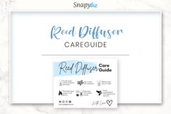 Reed Diffuser Care Guide CANVA Editable Template
