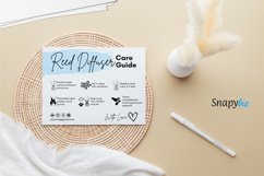Reed Diffuser Care Guide CANVA Editable Template