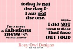 The Attitude Mini SVG Bundle, Sarcastic, Sassy, Funny SVGs