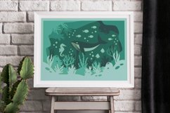 Layered papercut | Sea paper cut | Sea papercut (2214224)