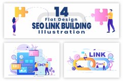 14 SEO Optimization Link Building Illustration