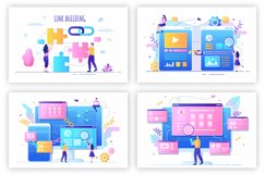 14 SEO Optimization Link Building Illustration