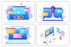 14 SEO Optimization Link Building Illustration