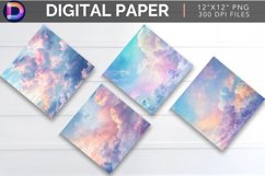 Sky And Cloud Digital Paper