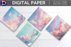 Sky And Cloud Digital Paper