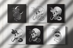 Snake Cult vector elements