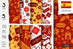 Feliz año nuevo! Spanish New Year pattern bundle