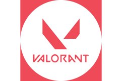 Vector logo of the video game Valorant. (2702944)