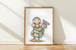 St Patrick's Duck Clipart