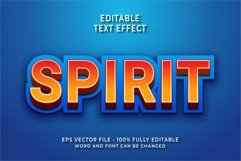 Spirit Editable Text Effect
