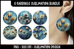 36 Round Earrings Sublimation Bundle
