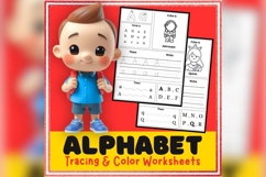 Alphabet Tracing & Color Worksheets Kindergarten (6574016)
