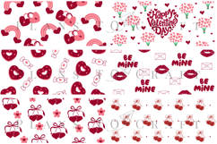 bundle valentine Libbey Can Glass Wrap SVG 16oz 20oz