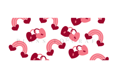 happy valentine day Libbey Can Glass Wrap SVG 16oz 20oz