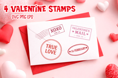 Vintage Valentine Mail Stamps SVG | Love Postal (6550856)