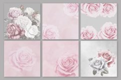 Vintage Pink Roses Digital Paper (2554457)