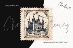25 Vintage Goth Stamps Part 2 Clipart