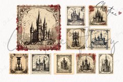 25 Vintage Goth Stamps Part 2 Clipart