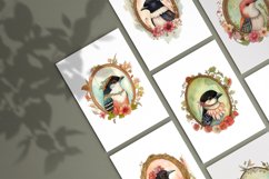 Bird Portraits Postcard and Art Print Set