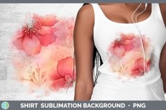 Watercolor Red Shirt Sublimation Sublimation Background Desi