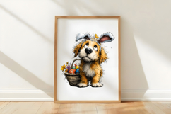 Whimsical Easter Dog Clipart (6520490)