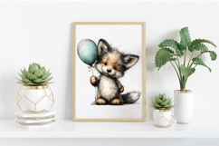 Whimsical Easter Fox Clipart Png