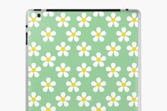 Daisy flowers seamless patterns set | Floral digital papers