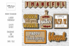 Thanksgiving Laser Files | Grateful Blessed Laser File
