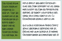 Hand-crafted, youthful and whimsical font