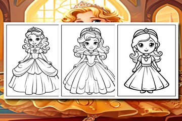 princess amber coloring pages